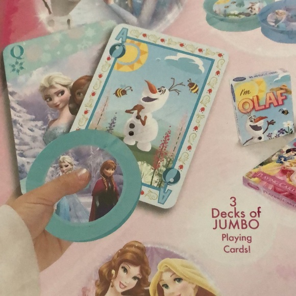 Disney | Toys | Disney Frozen Olaf Princess Playing Card Games Superset ...